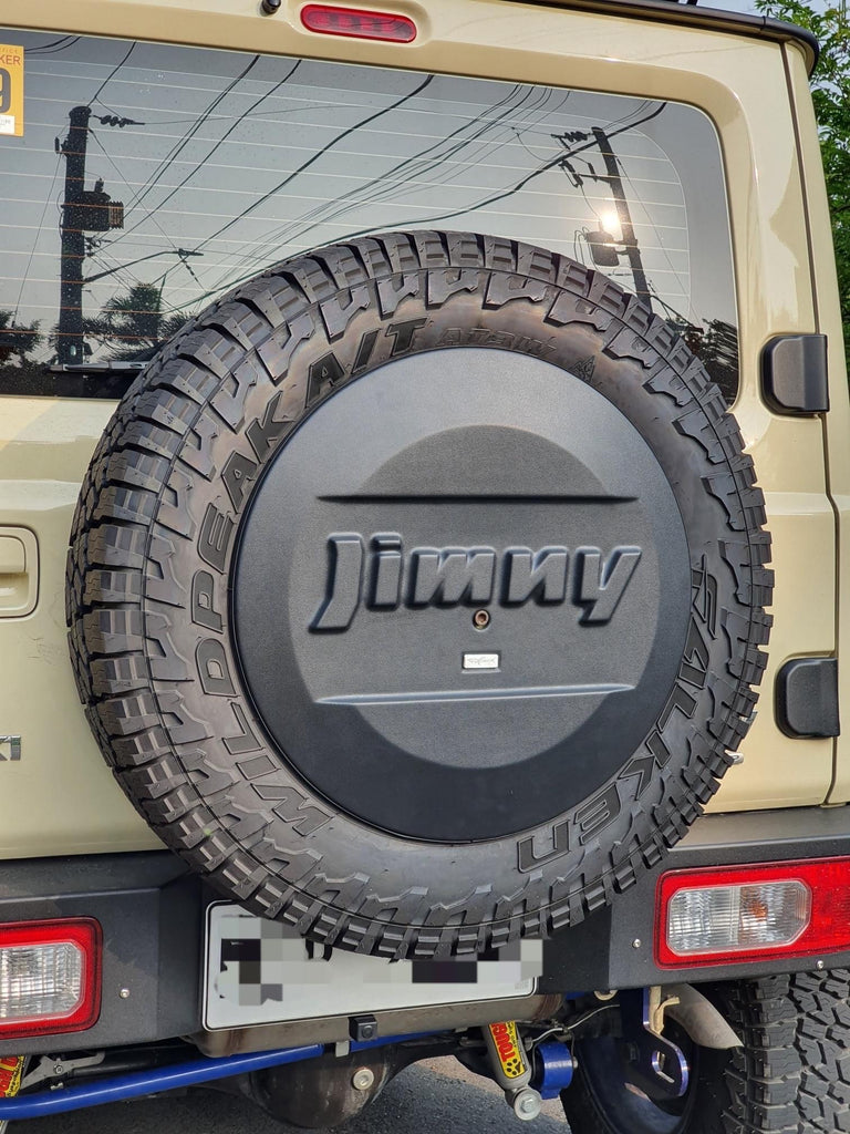 Shark Spare Tire Cover Suzuki Jimny JB74 textured black Shark Philippines
